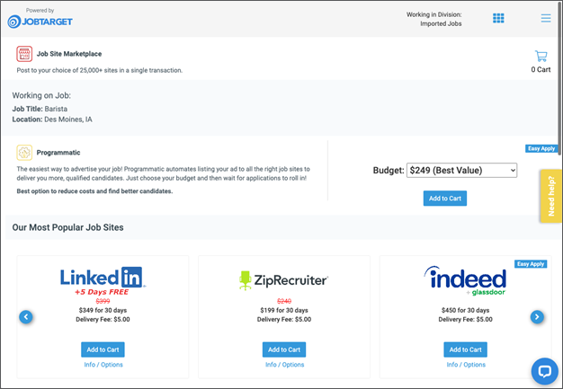 How to Use JobTarget
